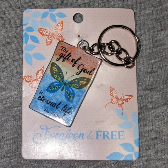 Accessories | 1 With Bundle Butterfly Bible Scripture Key Chain 4542 ...